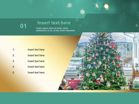 A Christmas Tree - Free Images for Presentations|Keynote|Slides
