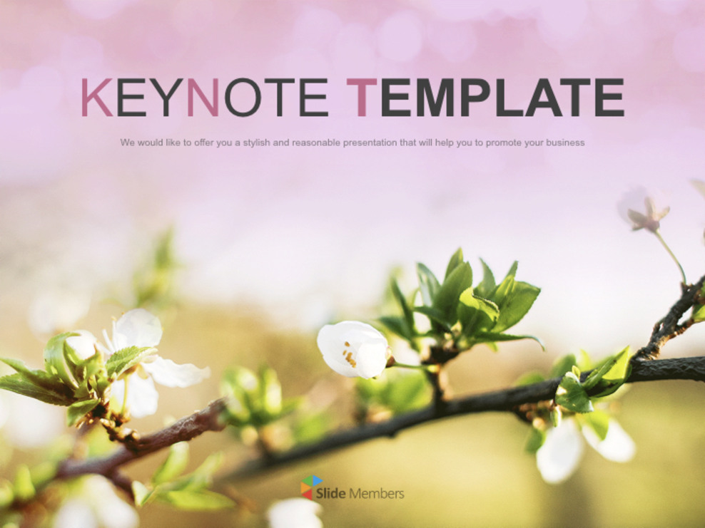 봄의 시작 - 무료 전문가 키노트 템플릿