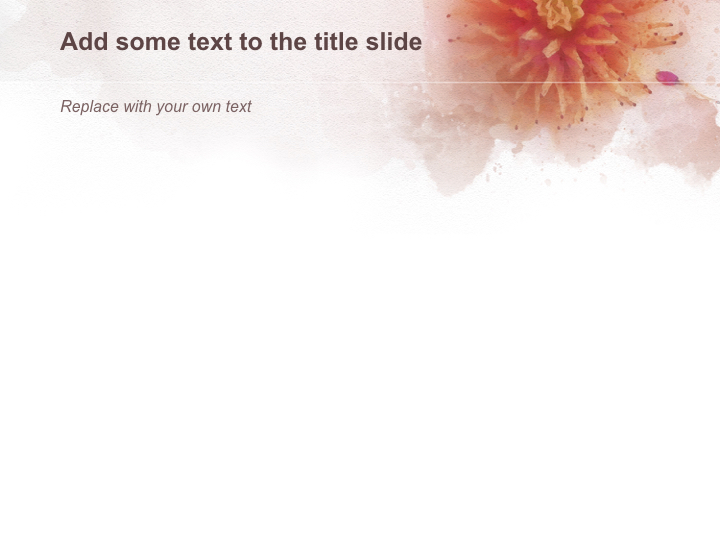 Keynote Template Free - MagnoliA Bud|Slides