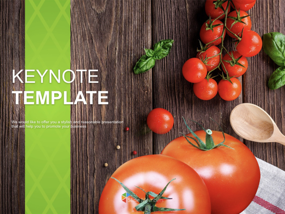 Keynote Templates Free Download - Fresh Tomato|Slides
