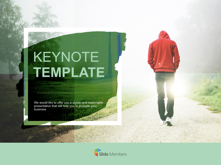 Take a Walk in the Early Morning - Keynote Template Free|Slides