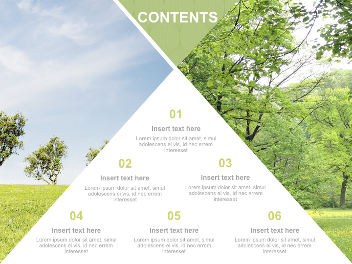 A Field and a Tree - Keynote Template Free|Slides