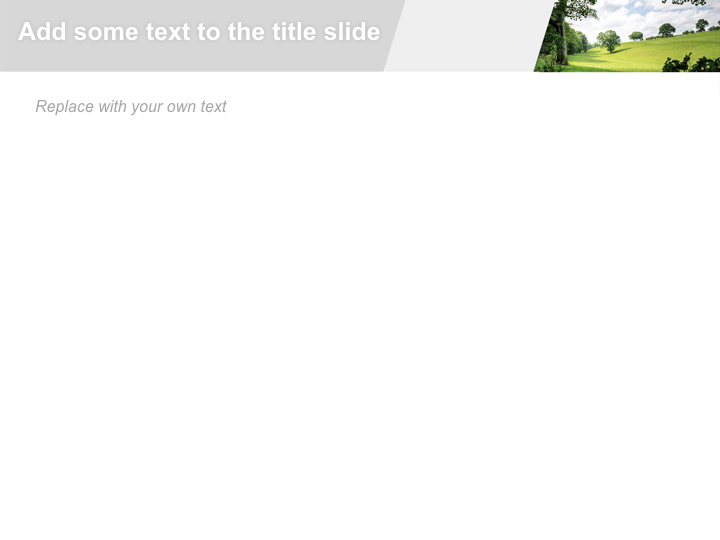 A Field and a Tree - Keynote Template Free|Slides