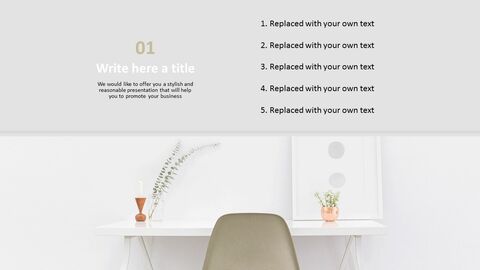 Free Powerpoint Template - Simple Interior