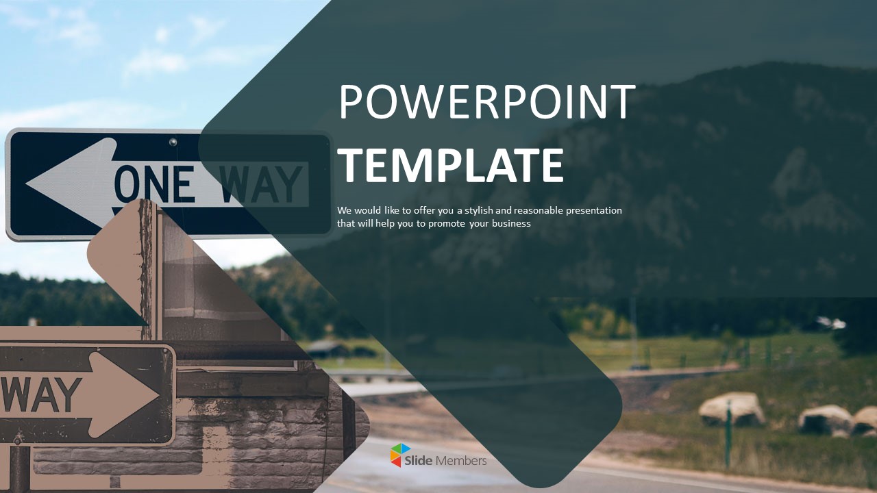 Road Powerpoint Template