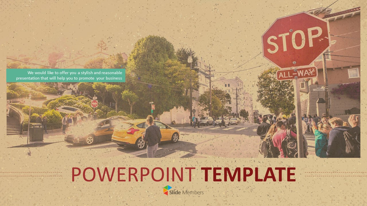 Road Sign Powerpoint Template Free Printable - Infoupdate.org