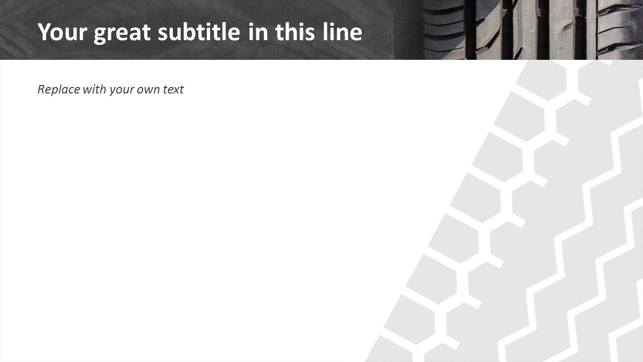 Tire Mark - PPT Design Free