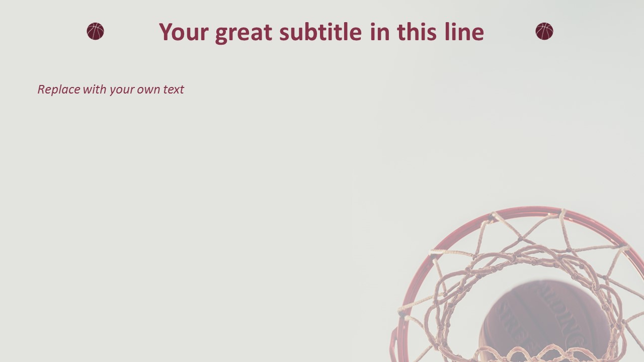 Basketball - PPT Design Free Download