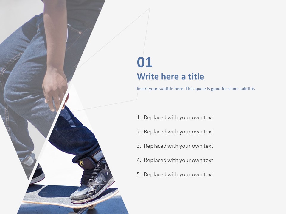 Free PowerPoint Template Download - Skate Board