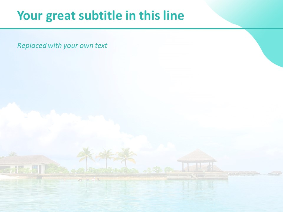 PPT Design Free Download - Summer Resort