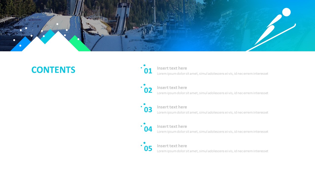 Ski Jumping Arena - Free Presentation Templates