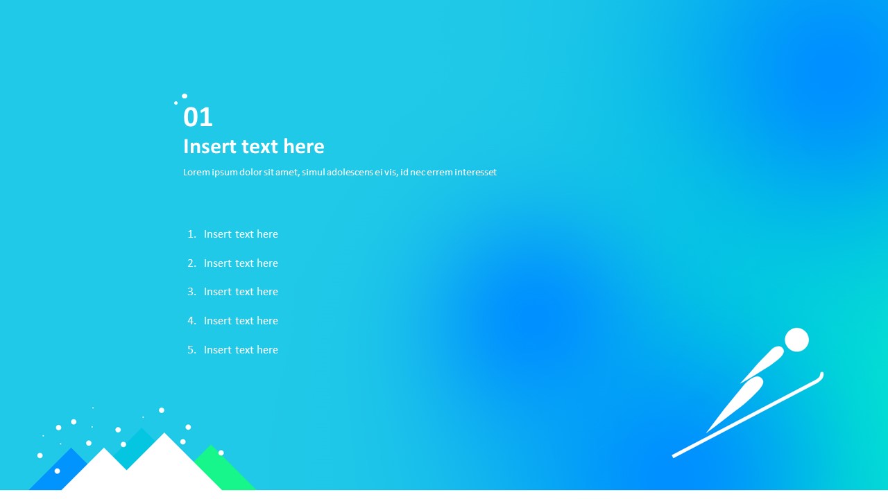 Ski Jumping Arena - Free Presentation Templates