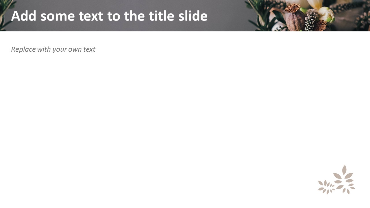 Flower Arrangement - PowerPoint Presentation Download Free