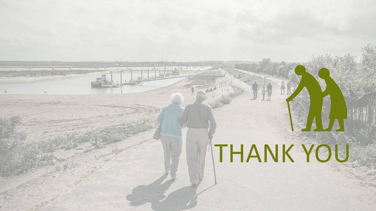 Free Business PowerPoint Templates - An Old Man