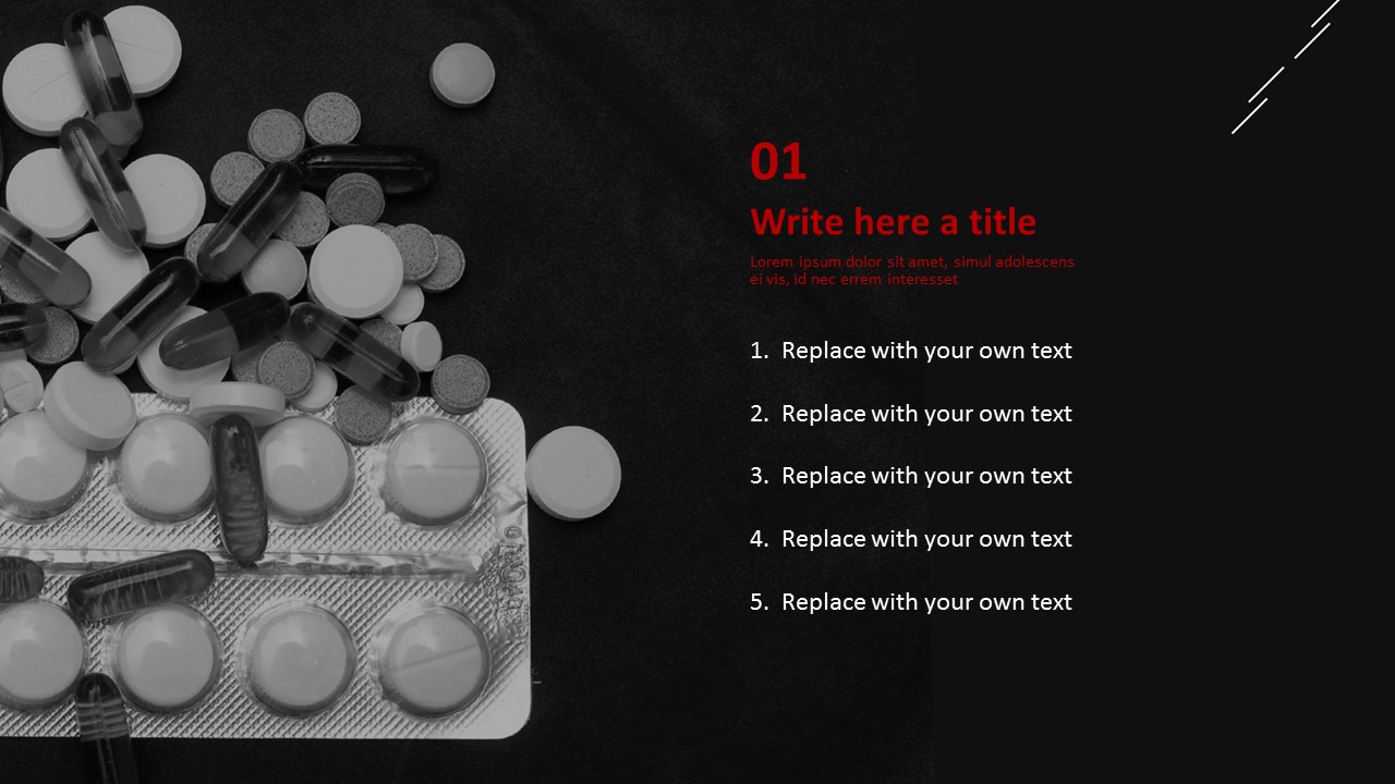 Free PowerPoint Template Design - Pills