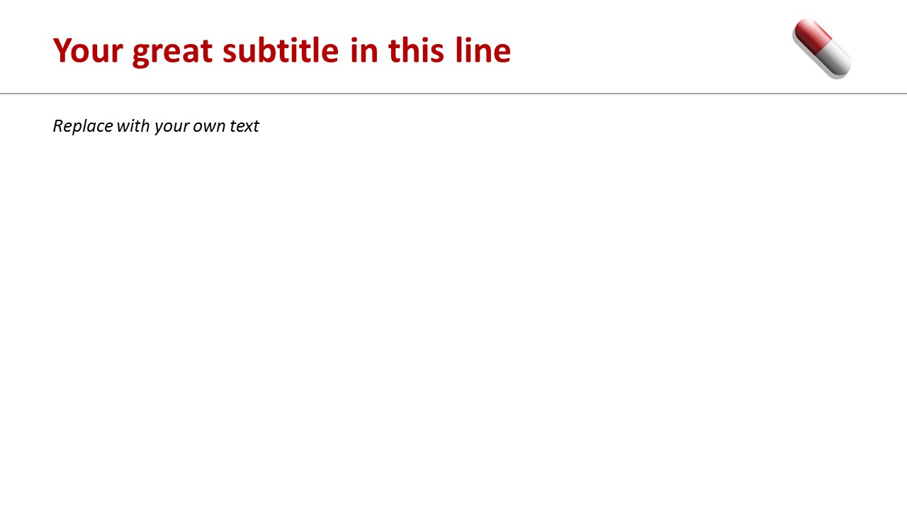 Free PowerPoint Template Design - Pills
