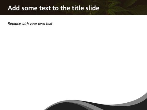 Tema della marijuana - Presentazioni PPT gratuite