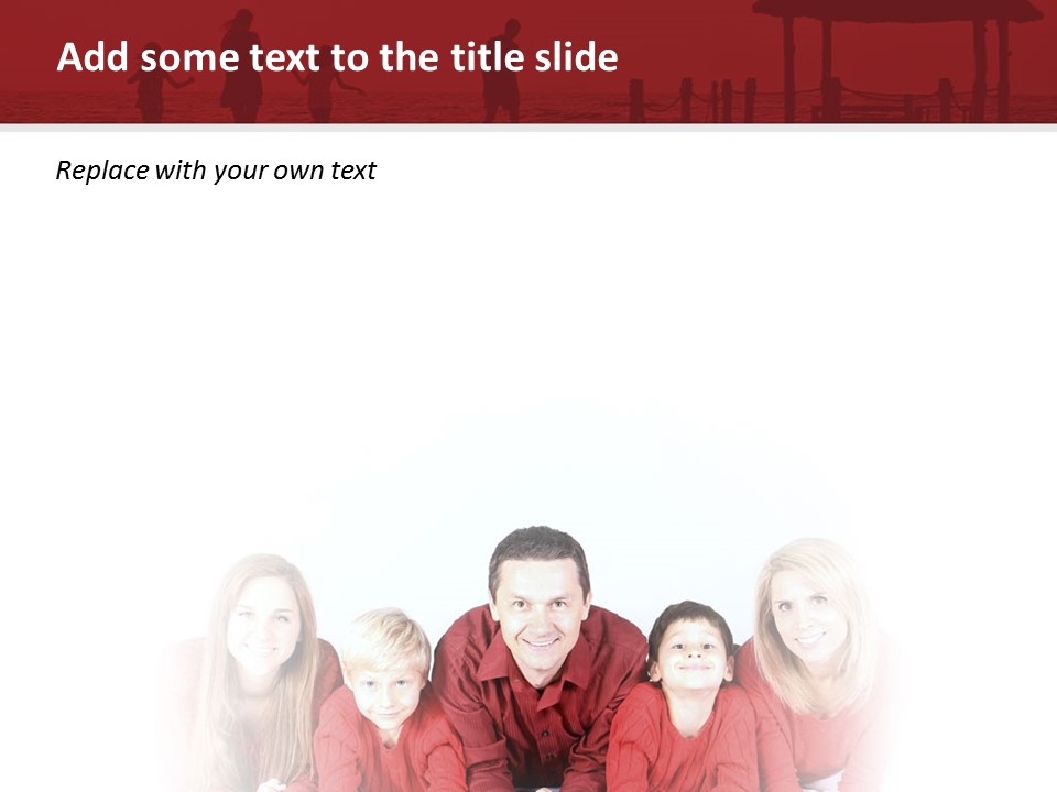 PowerPoint en línea Gratis - Familia feliz