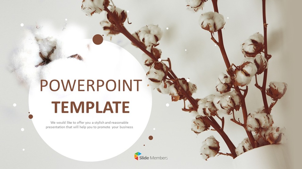 PPT Design Free Download - Cotton Theme