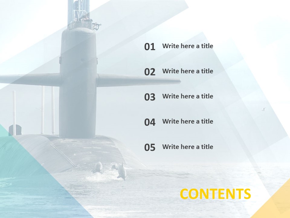 submarine presentation template