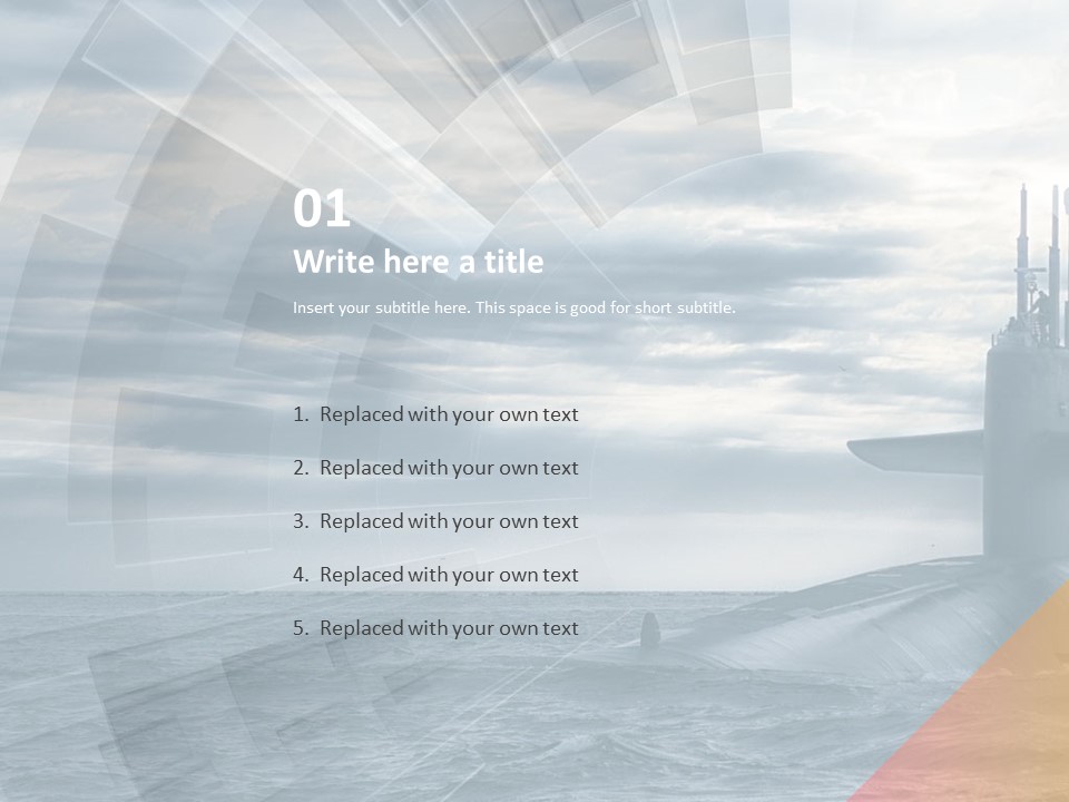 submarine presentation template