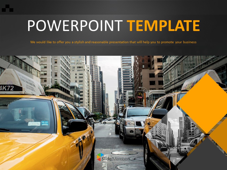 Cab - Free PowerPoint Backgrounds