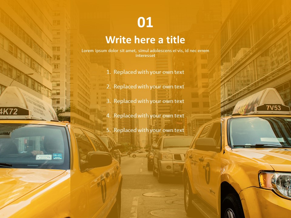 Cab - Free PowerPoint Backgrounds