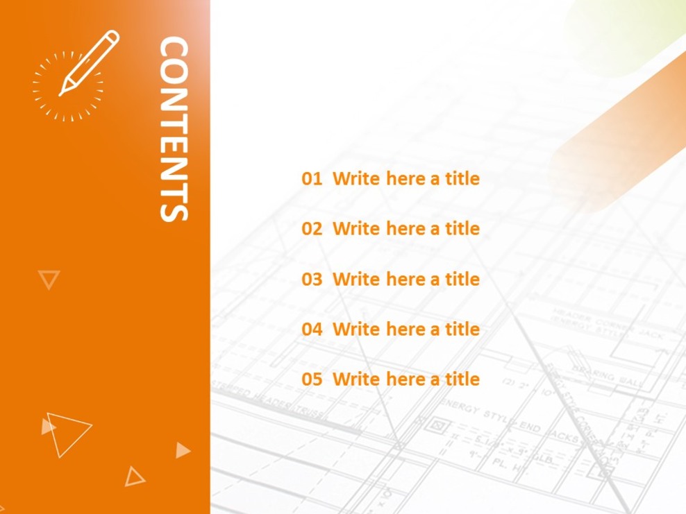 Design Drawing and Pen - Free Powerpoint Template