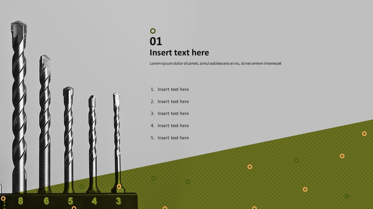 Electric Grinder - Free Template Design