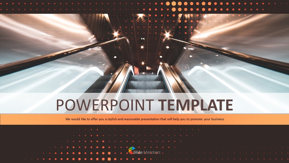 Free Powerpoint Sample - Escalator