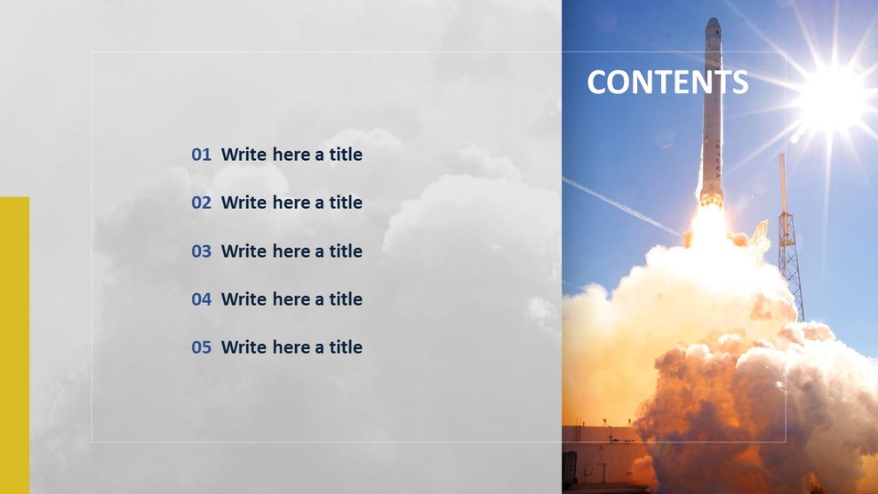 Free Ppt Sample Rocket Launch