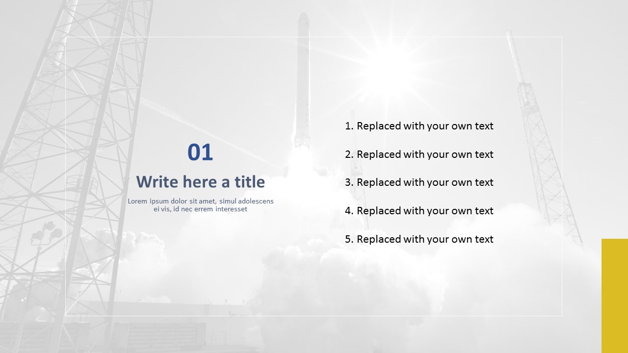 Free PPT Sample - Rocket Launch