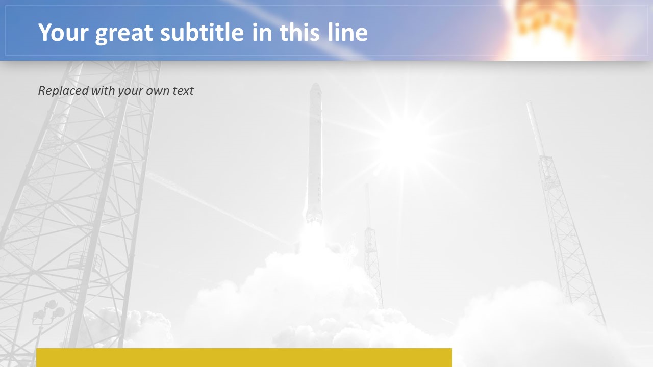 Free PPT Sample - Rocket Launch