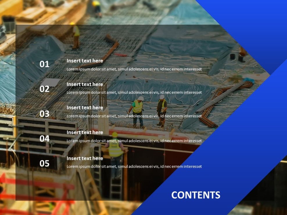 Free Presentation Templates - Building Construction Site