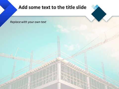 Free Presentation Templates - Building Construction Site