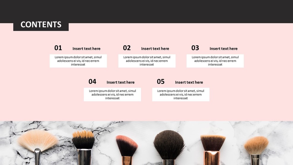 Various Makeup Brushes - PPT Download Free
