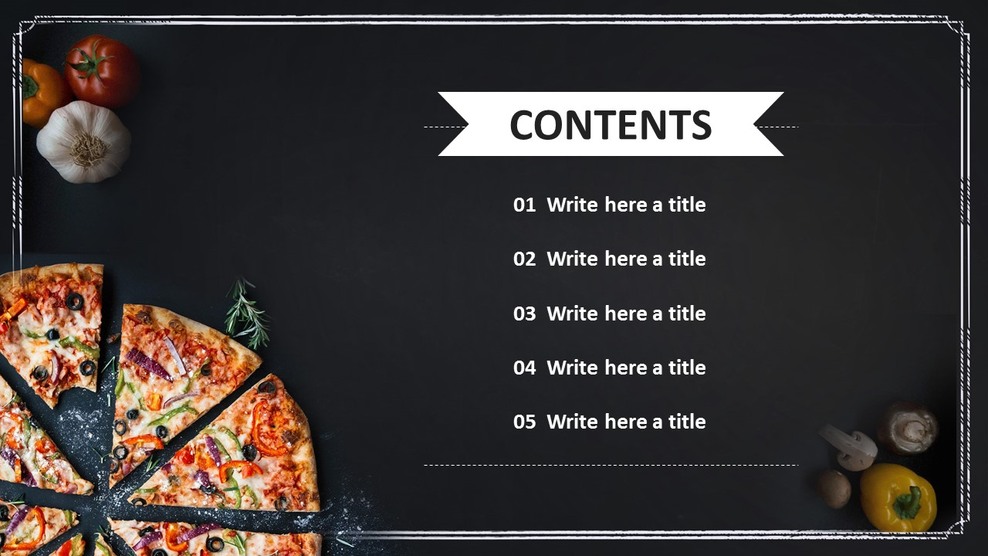 Baking a Pizza - Free PowerPoint Template Download