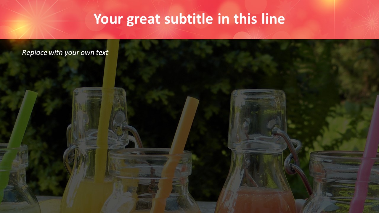 Free Powerpoint Sample - Fresh Fruit Juice