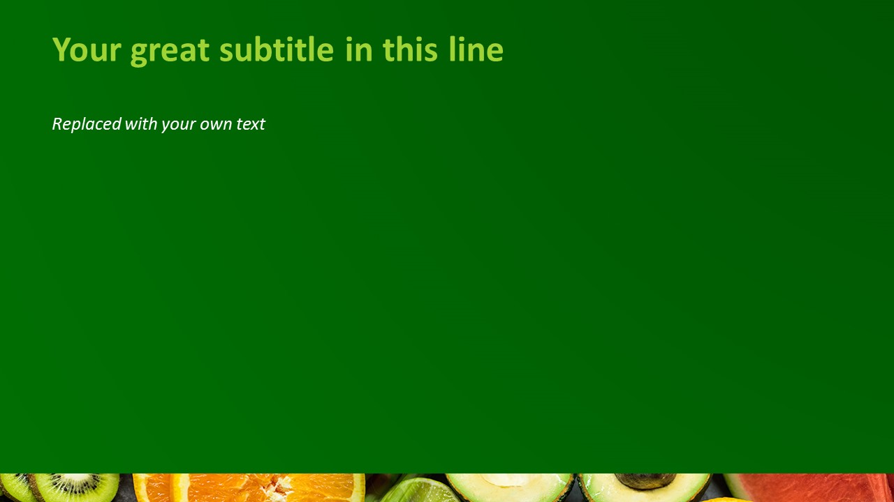 Gratis Descarga gratuita de plantillas de PowerPoint - Frutas y ...