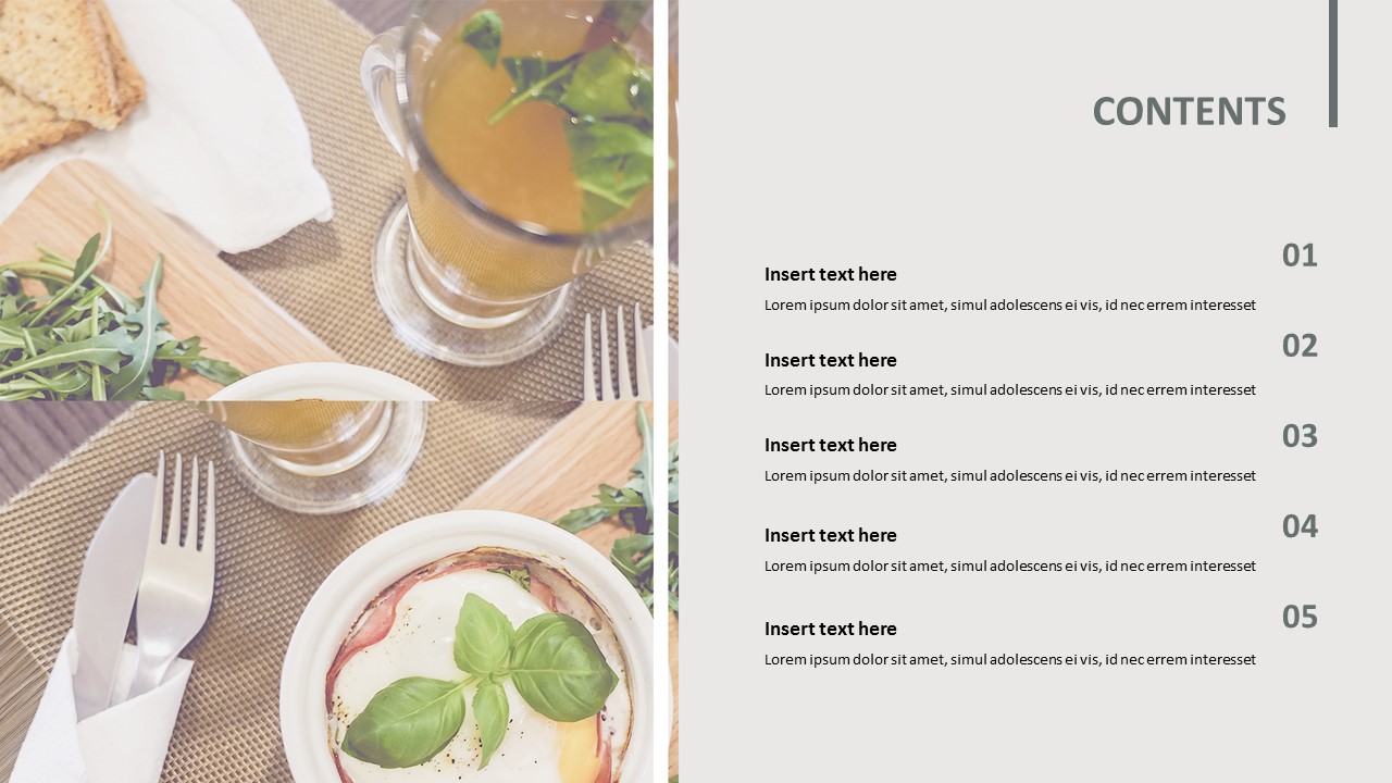 Free PPT Sample - Brunch on a Weekend