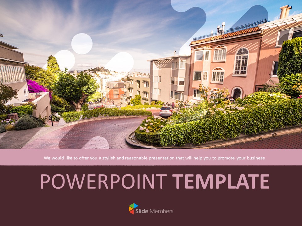 Free PPT Templates - San Francisco Residential Area