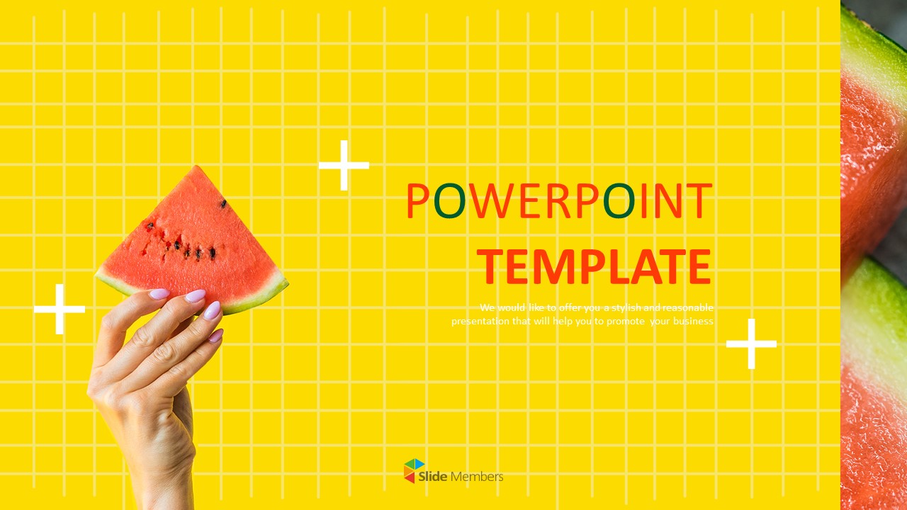 Watermelon Background Powerpoint