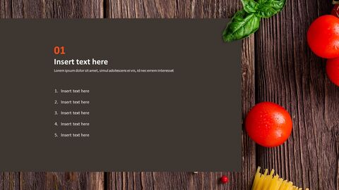 PowerPoint download gratuito - Cibo italiano