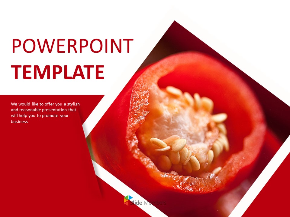 Red Pepper - Free PowerPoint Template Download