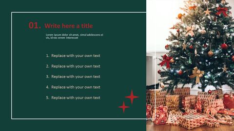 Christmas Tree - Free Images for Presentations|PPT Templates|Slides