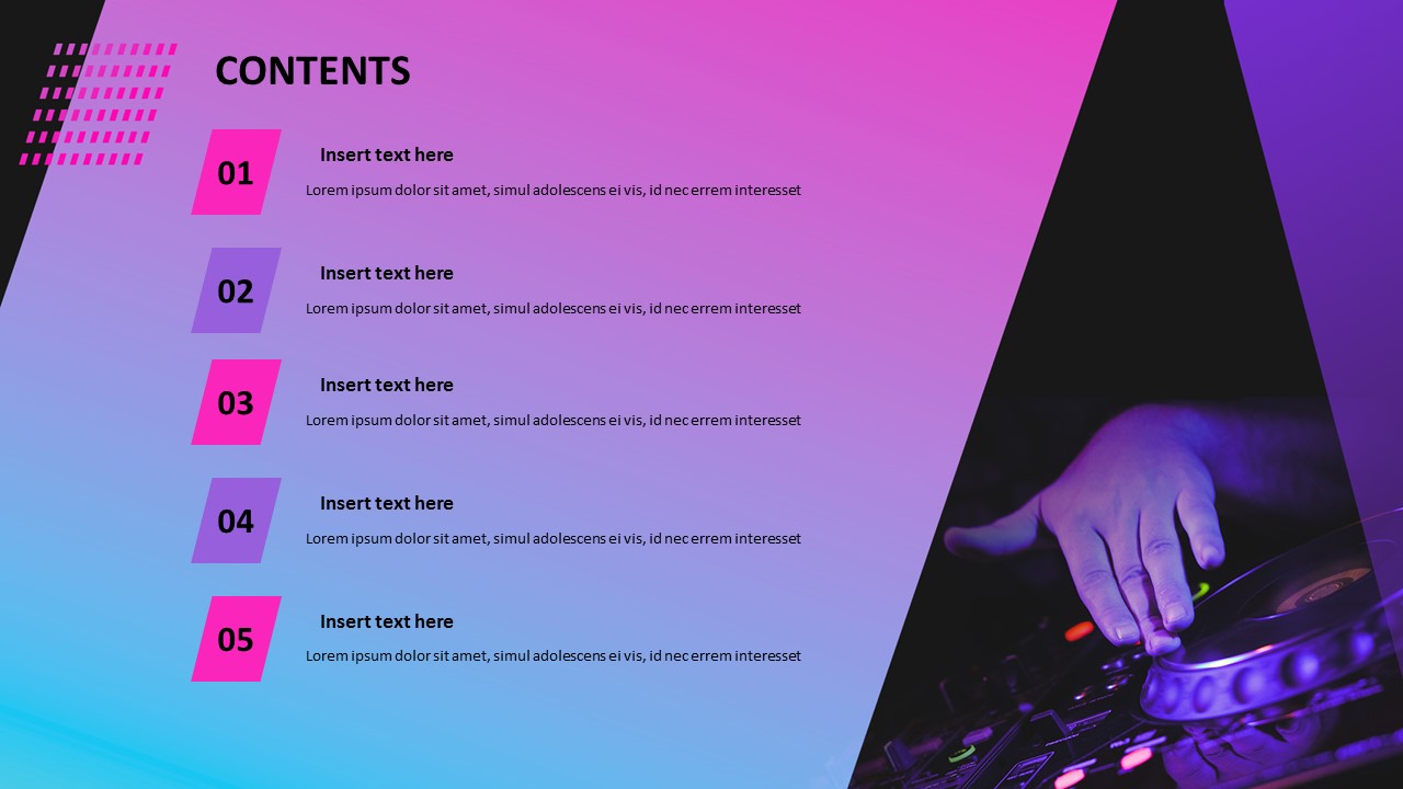 Club Djing - Best PPT Template Free Download