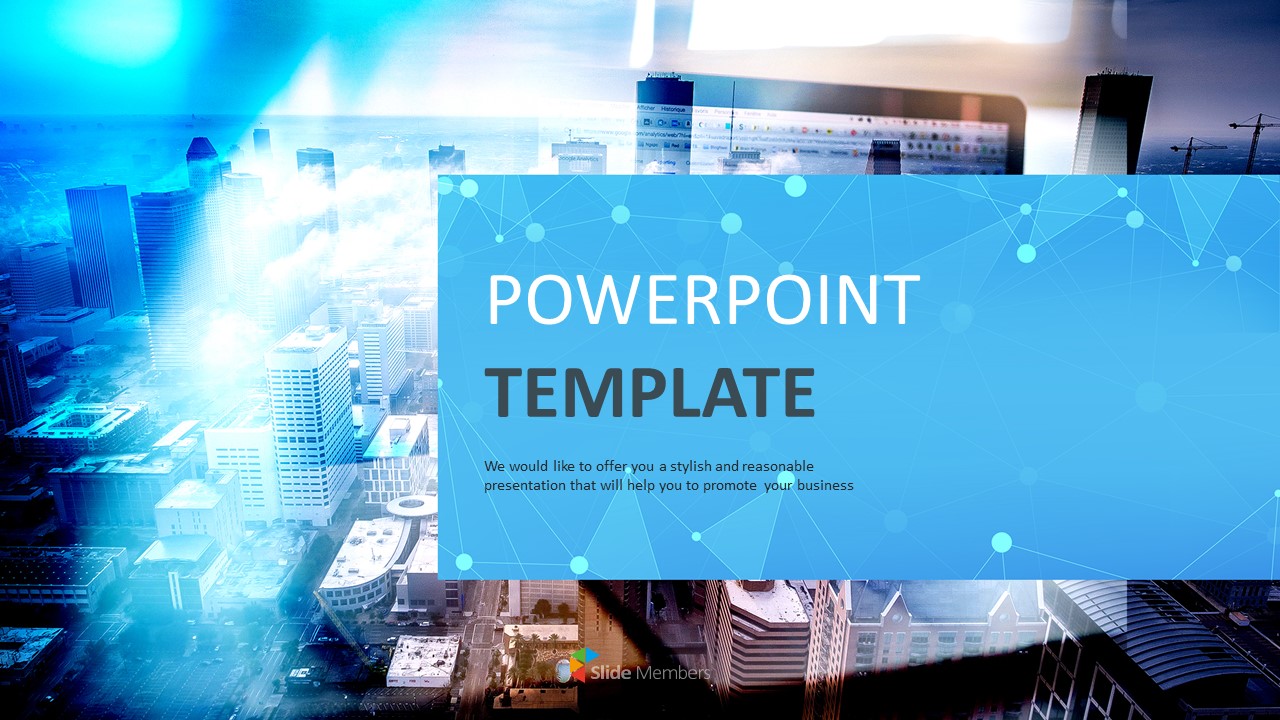 Free Design Template - Busy City Life