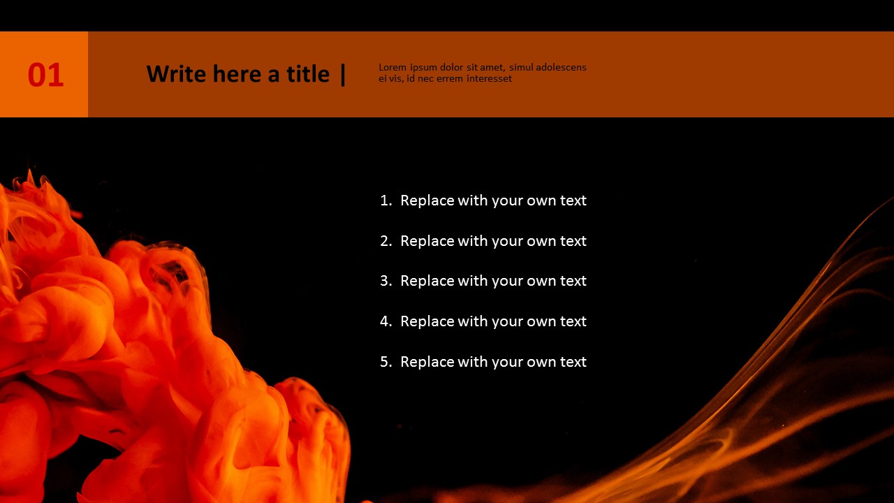 Free PowerPoint Design - Ink Bleed