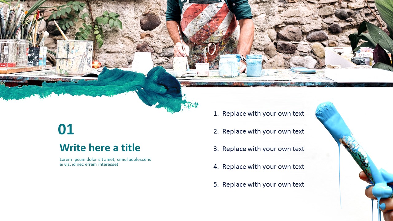 Painter - Free Images for PowerPoint|Templates|Slides