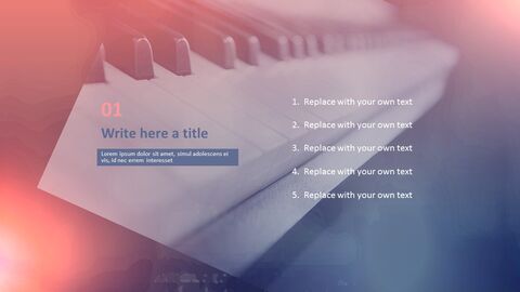 PowerPoint Presentation Download Free - Piano